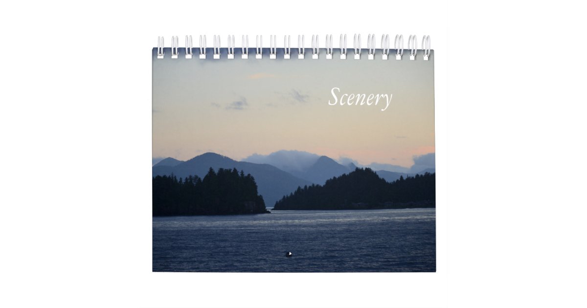 Photo Calendar Scenery | Zazzle