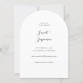 Photo & Calligraphy 3 Mod Vert V2 Arc Invitation | Zazzle