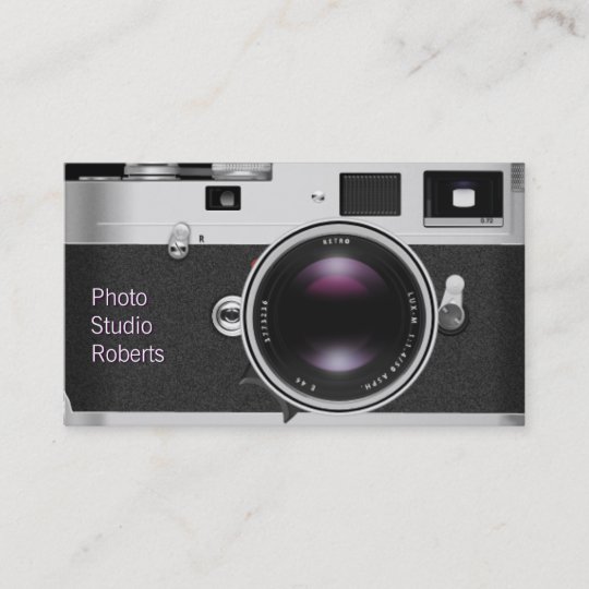 Photo Camera Business Card | Zazzle.com