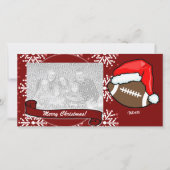 Photo Card - Christmas Football | Zazzle