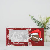 Photo Card - Christmas Football | Zazzle