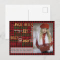 PHOTO Card Christmas Words Buffalo Plaid | Zazzle