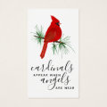 Photo Cardinal Memorial Card | Zazzle