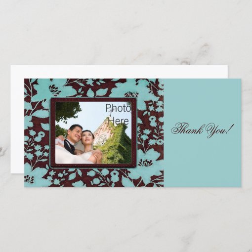 Photo Cards - Thank You Wedding Photo Insert | Zazzle