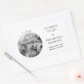 PHOTO Celebration of Life Funeral Memorial Wake Rectangular Sticker ...