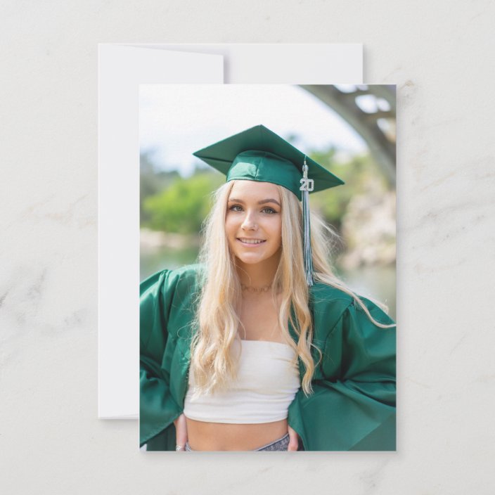 Photo Cheerleader Black Gold Graduation Party Invitation | Zazzle.com
