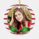 Photo Circle Ornament | Zazzle