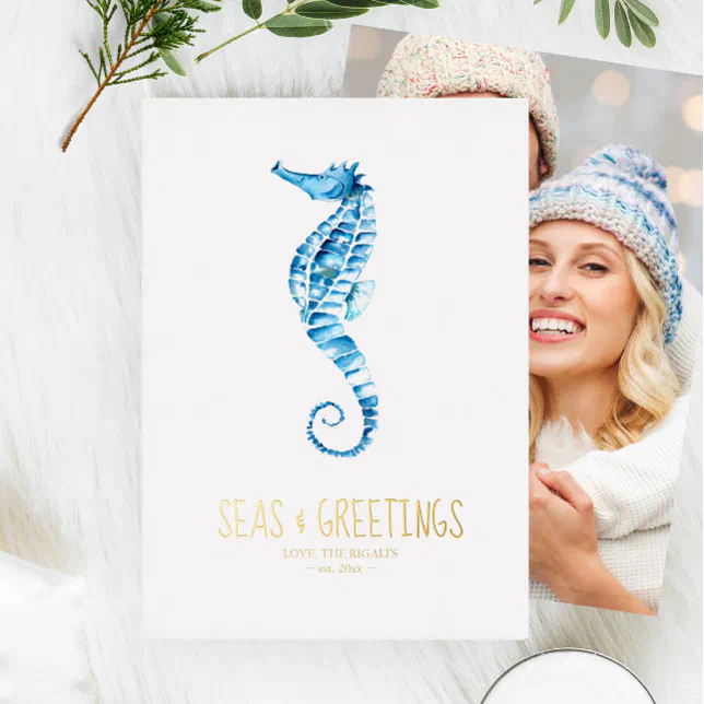 Photo Coastal Christmas Cards | Zazzle