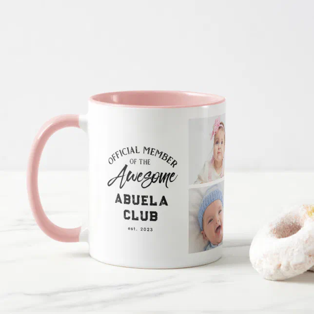 Photo Collage Awesome ABUELA Mug | Zazzle