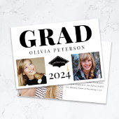 Photo Collage Class of 2024 Graduation Announcement | Zazzle