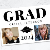 Photo Collage Class of 2024 Graduation Announcement | Zazzle