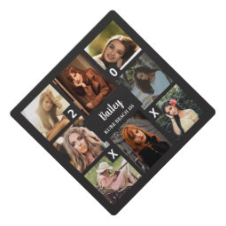 Photo Collage & Class Year Graduation Cap Topper | Zazzle