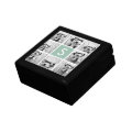 Photo Collage Custom Monogram Mint Green Gift Box | Zazzle