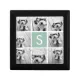 Photo Collage Custom Monogram Mint Green Gift Box | Zazzle