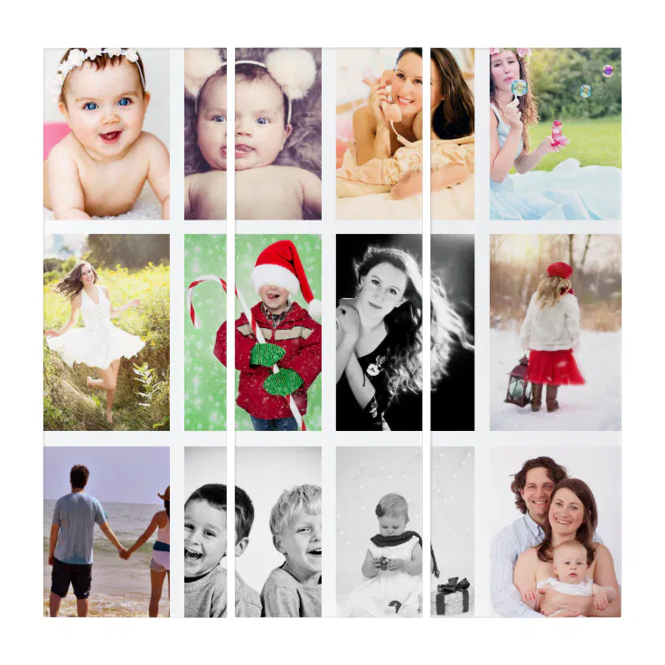 Photo Collage Design Your Own One Of A Kind Triptych | Zazzle