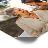 Photo Collage Grid Funeral Memorial Wake Poster | Zazzle