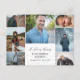 Photo Collage In Loving Memory Death Announcement Postcard | Zazzle