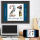 Photo Collage in Number 21 Shape for 21st Birthday Poster | Zazzle