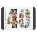 Photo Collage in Number 40 - 40th Birthday Magnet | Zazzle