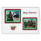 Photo Collage Merry Christmas Card | Zazzle
