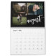Photo collage modern create your own template calendar | Zazzle