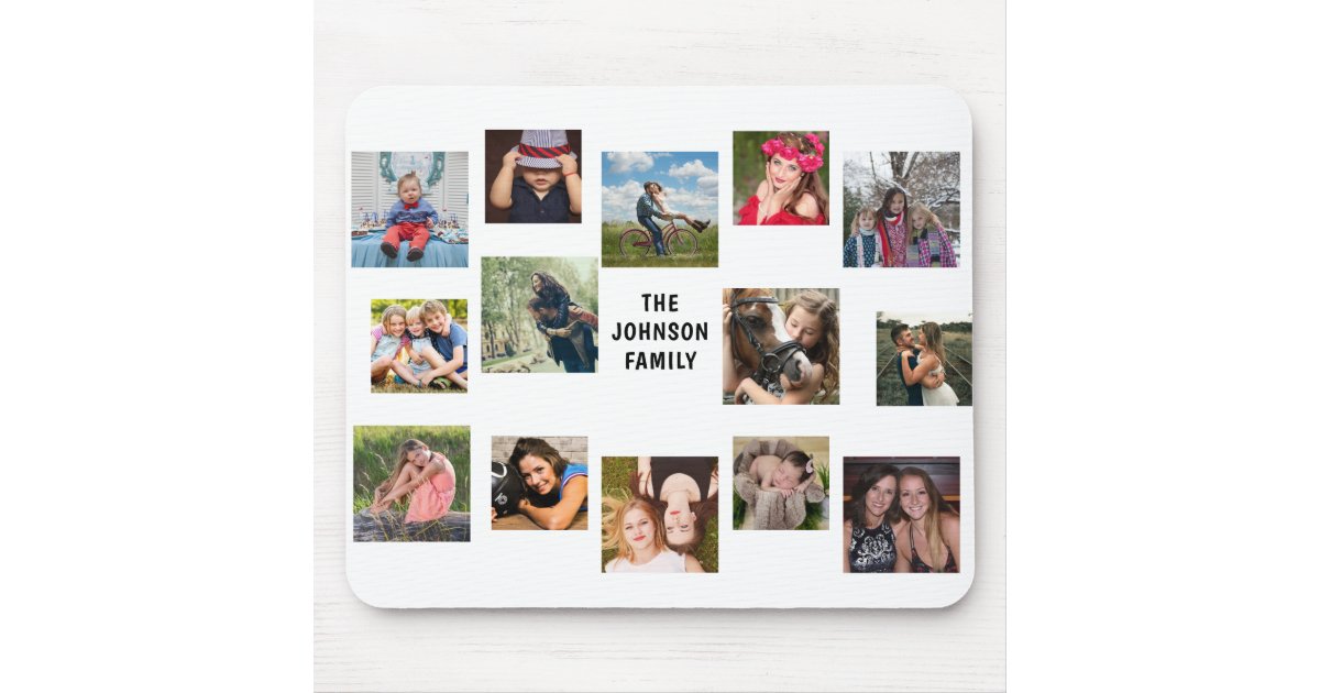 Photo Collage Mouse Pad | Zazzle