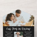 Photo Collage New Year Holiday Card | Zazzle