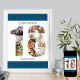 Photo Collage Number 18 Personalized 18th Birthday Poster | Zazzle