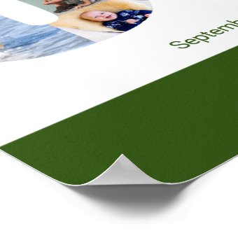 Photo Collage Number 35 Personalized 35th Birthday Poster | Zazzle