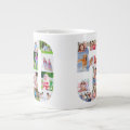Photo Collage Number 50 - 50th Birthday Giant Coffee Mug | Zazzle