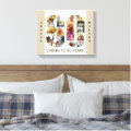 Photo Collage Number 80 Neutral 80th Birthday Canvas Print | Zazzle