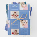 Photo Collage Personalized Template Wrapping Paper Sheets | Zazzle