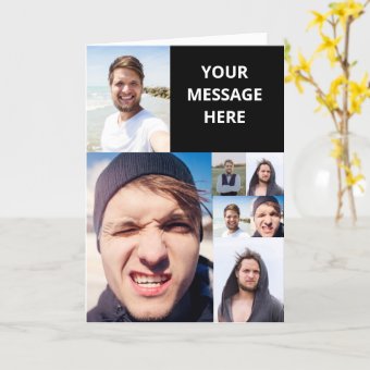 Photo Collage Put Your Face On a Card | Zazzle