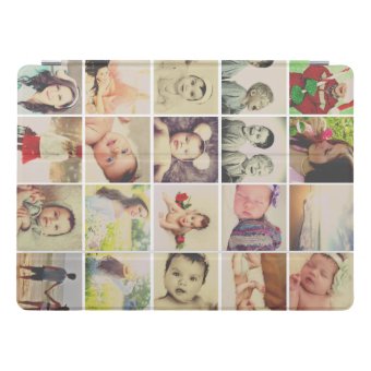 Photo Collage Unique Personalized iPad Pro Cover | Zazzle