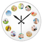 Custom photo wall clock with your picture image | Zazzle.com