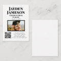 Photo College Fund QR Code Catchy Graduation Enclosure Card | Zazzle
