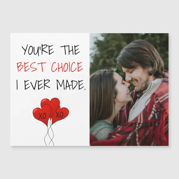 Photo Couple in Love Best Choice Red Hearts Unique | Zazzle