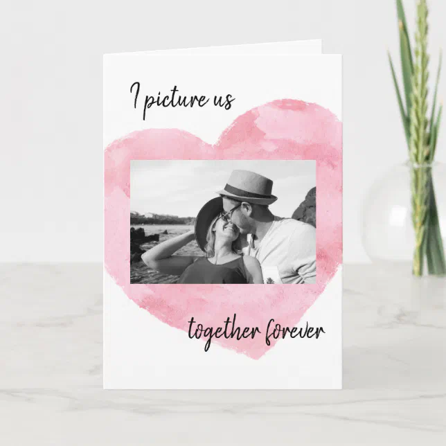 Photo Couples Love Anniversary Wedding Valentine Card | Zazzle