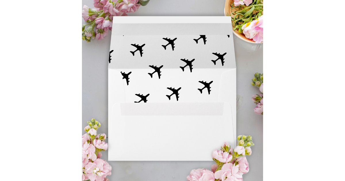Photo Destination Boarding Pass Wedding Envelope | Zazzle