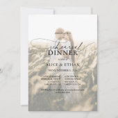Photo Elegant Calligraphy Rehearsal Dinner Invitation | Zazzle