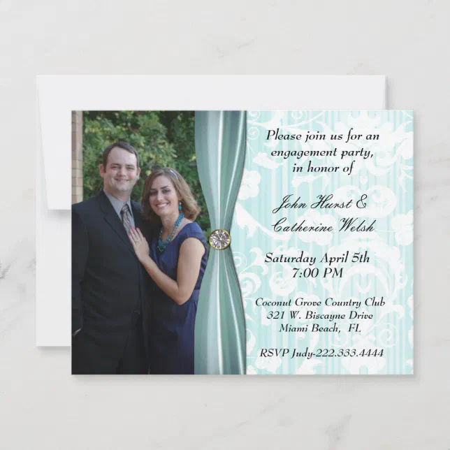 Photo engagement party Invitation | Zazzle