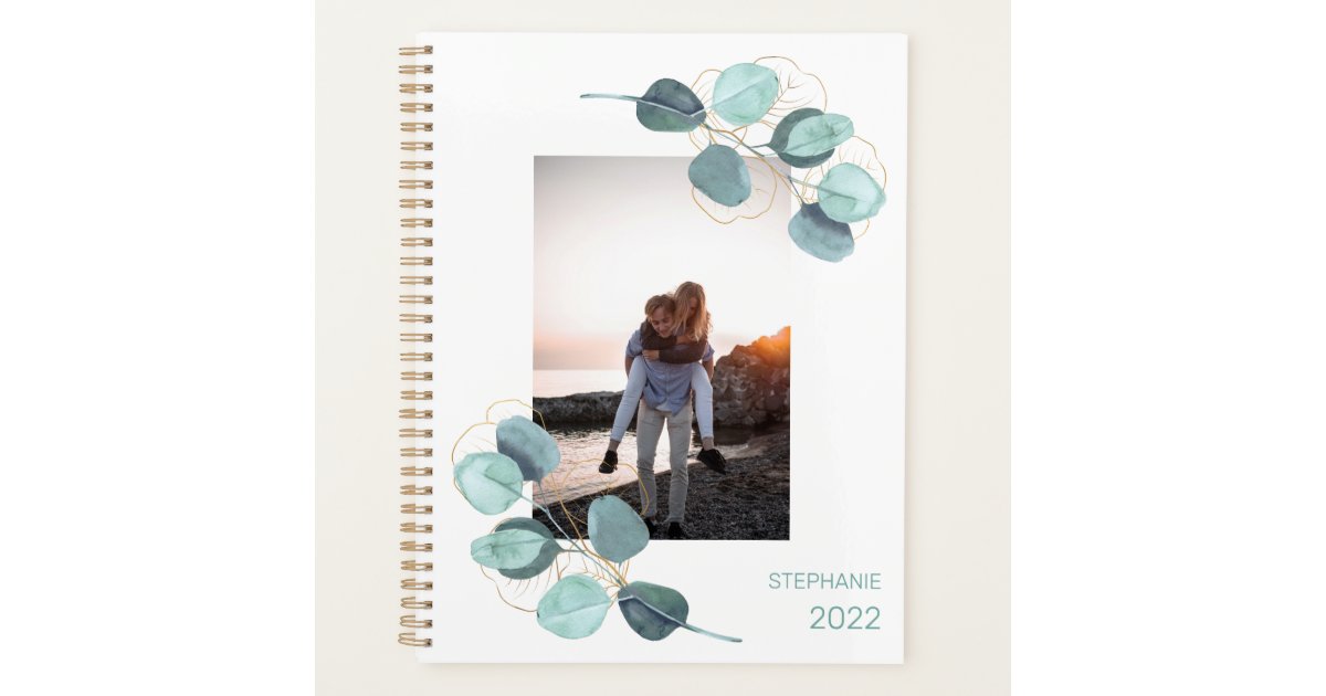 Photo Eucalyptus 2022 Calendar Personalized Planner | Zazzle