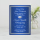 Photo From Parents Royal Blue and White Graduation Announcement | Zazzle