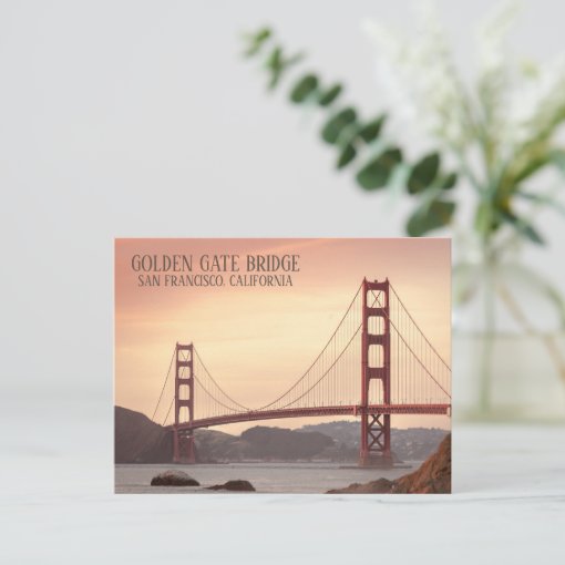 Photo Golden Gate Bridge San Francisco, California Postcard | Zazzle