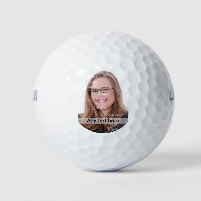 Photo Golf Ball Template | Zazzle.com