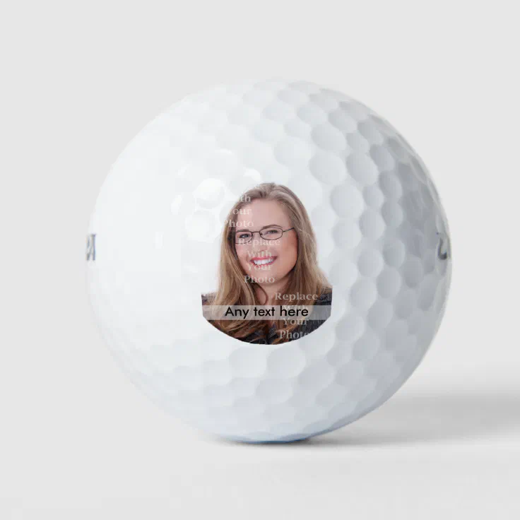 Photo Golf Ball Template | Zazzle