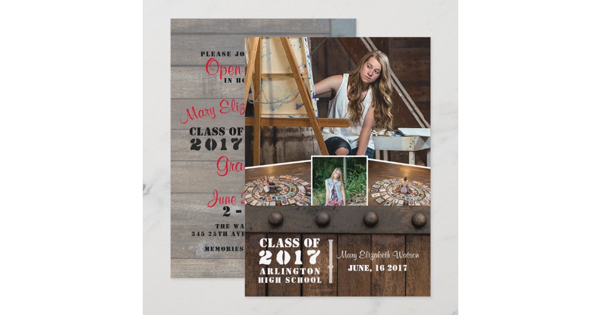 Photo Graduation Announcement | Zazzle