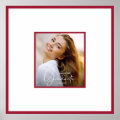 Photo Graduation Autograph Crimson Border Poster | Zazzle