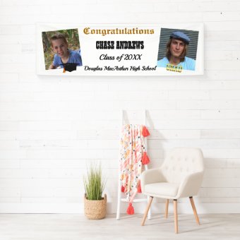 Photo Graduation Banner | Zazzle