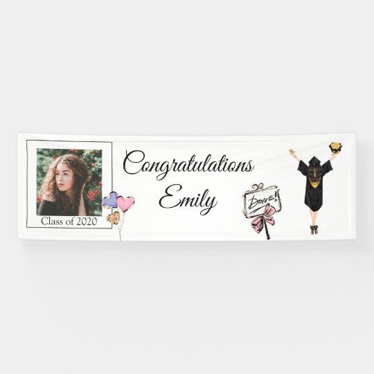 Photo Graduation Banner | Zazzle.com